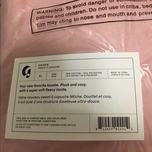 Glossier | Sweaters | Nwtglossier Pink Hoodie In Size Xlsold Out | Poshmark